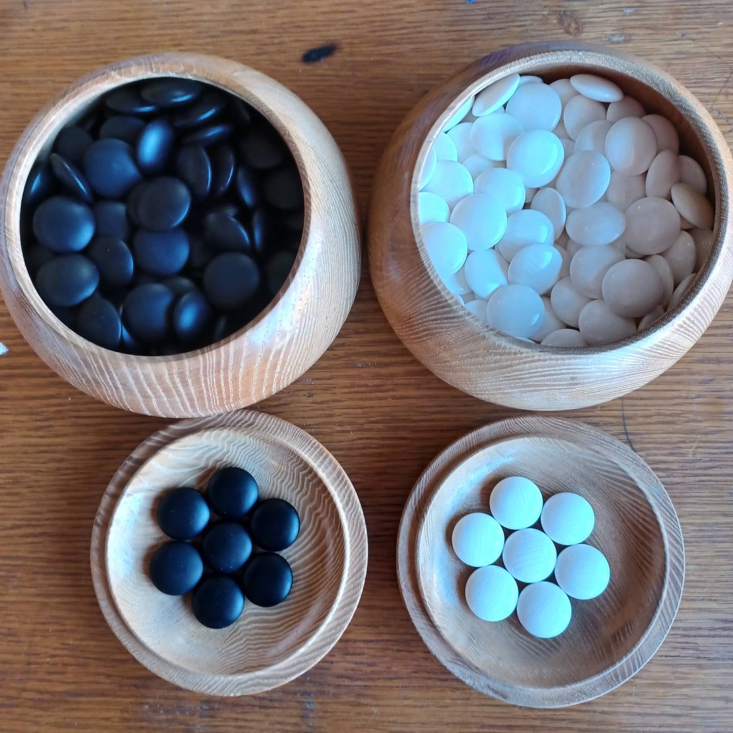 Slate and Shell Go Stones & Go Bowls Set Size 25-30 Refurbished Vintage ...