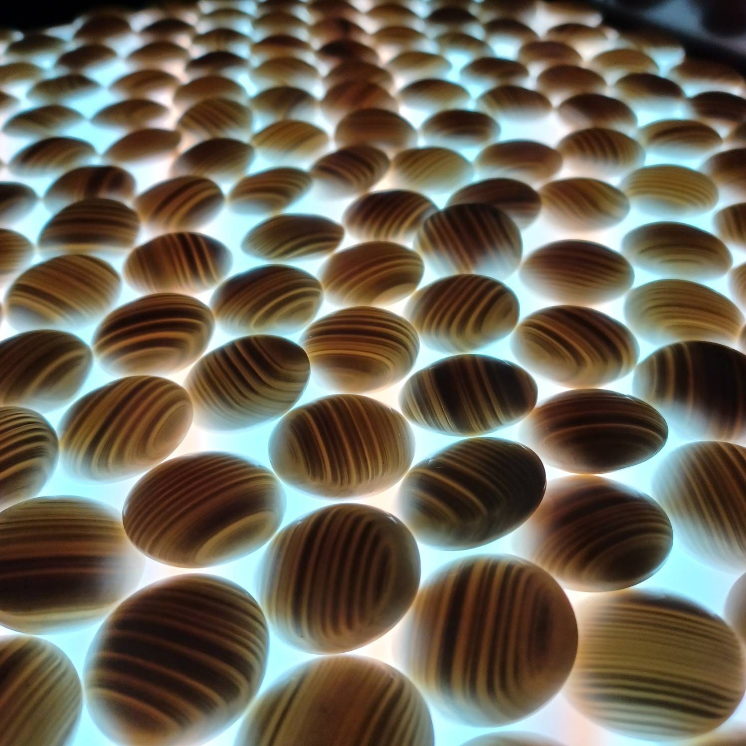 Slate and Shell Go Stones & Go Bowls Set Size 25-30 Refurbished Vintage ...