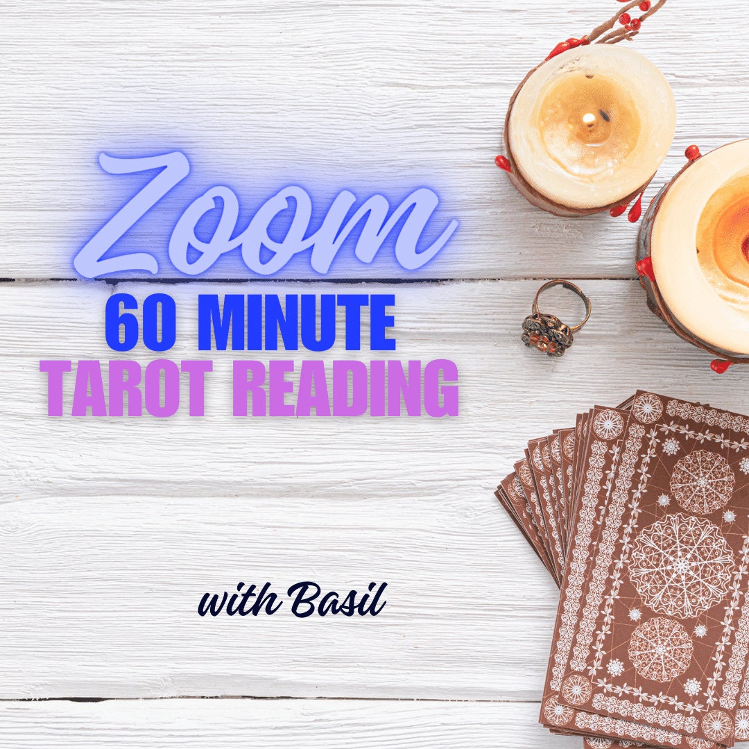 Zoom Tarot Reading With Basil for 60 Minutes - Etsy