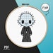 Horror Movie Cross Stitch Pattern Hellraiser, Pinhead, Cute and Creepy ...