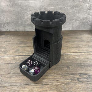 Munnygrubbers - Auto Reloading Dice Tower - (7pc D20 Random Dice ...