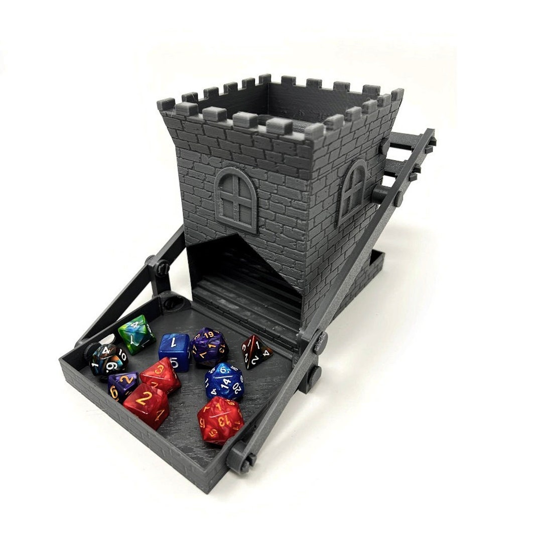 Lever Action Self Loading Dice Tower | Chain Roll Multiple Dice ...