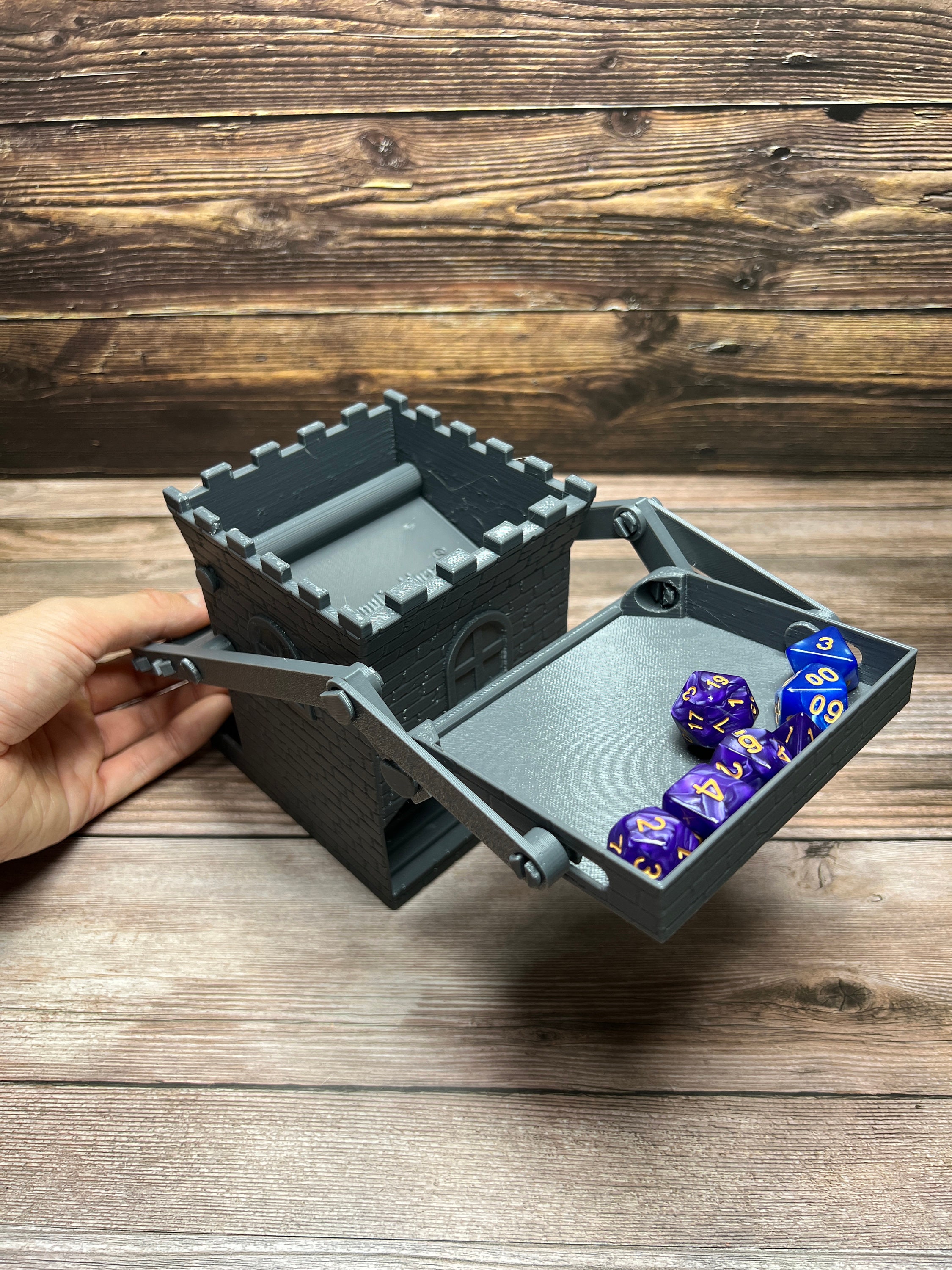 Lever Action Self Loading Dice Tower | Chain Roll Multiple Dice ...