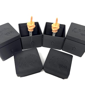 Surprise Middle Finger Box (4 Pack) - Spring Activated Middle Finger ...