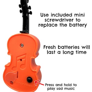 World's Smallest Violin Keychain Playable With Music - Send Your ...