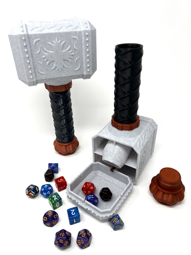 Hammer Dice Tower Initiative Tracker random 7PCS D20 Dice - Etsy