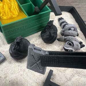 Dumpster Fire Zen Garden - Large 7" X 7" With Fine Sand - Desk ...