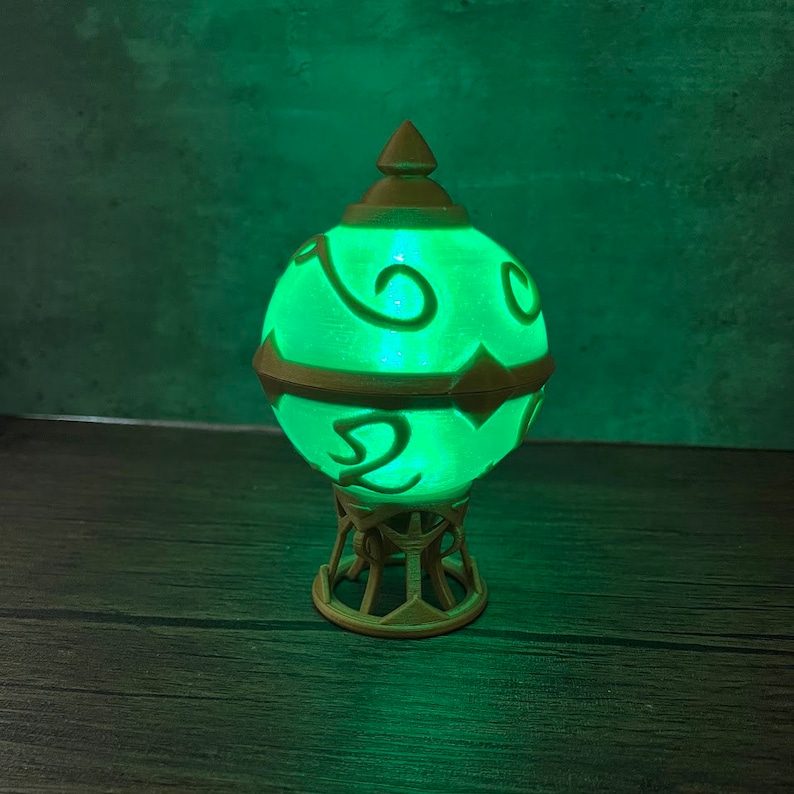 Pal Sphere With LED Lights and Stand - USB Rechargeable - Palworld Desk ...