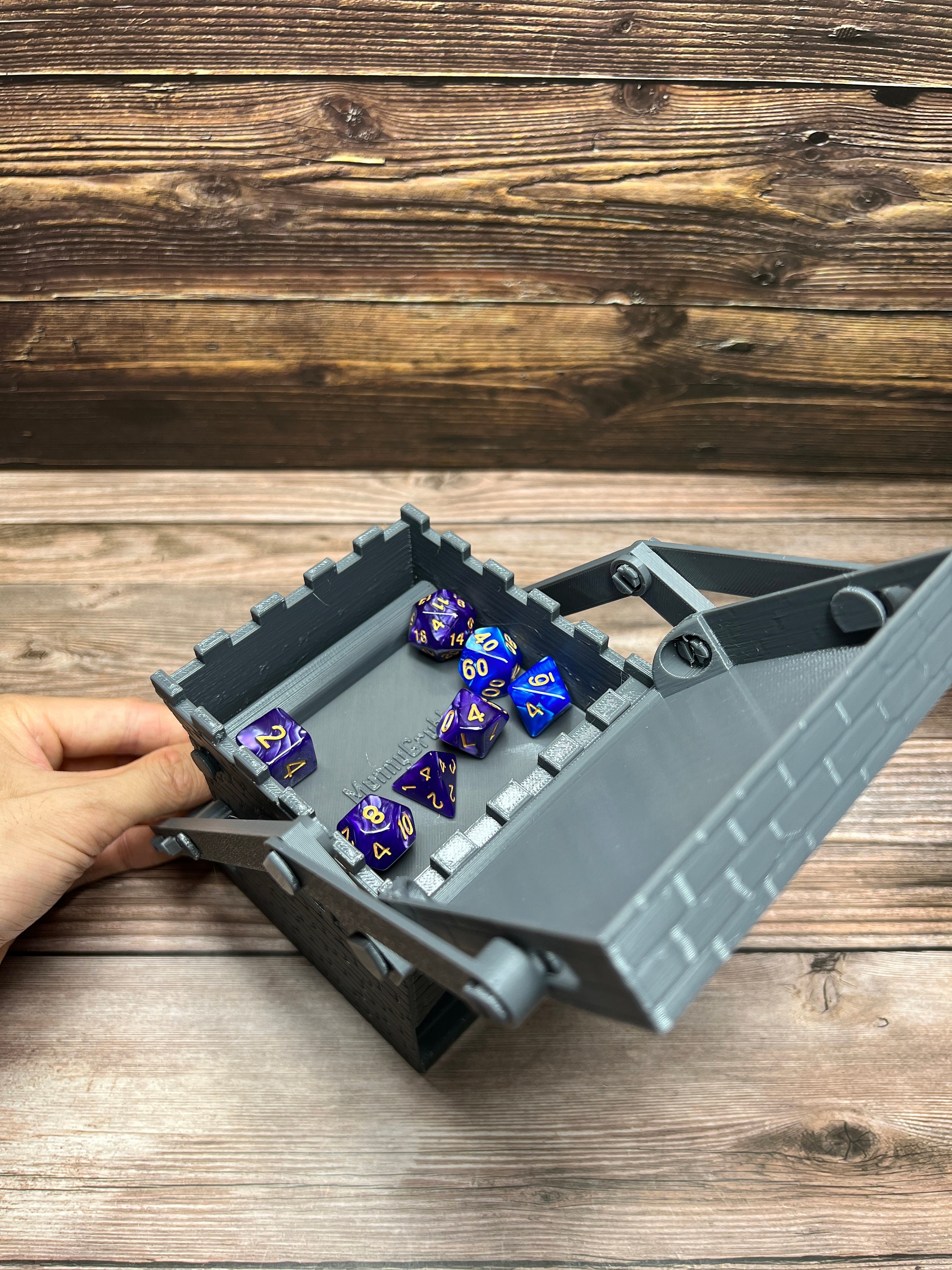 Lever Action Self Loading Dice Tower | Chain Roll Multiple Dice ...