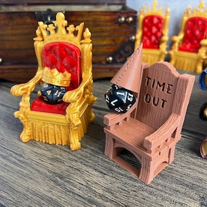 Dice Jail | Time Out Chair | Dunce Hat | Crit Crown | Lucky Throne ...