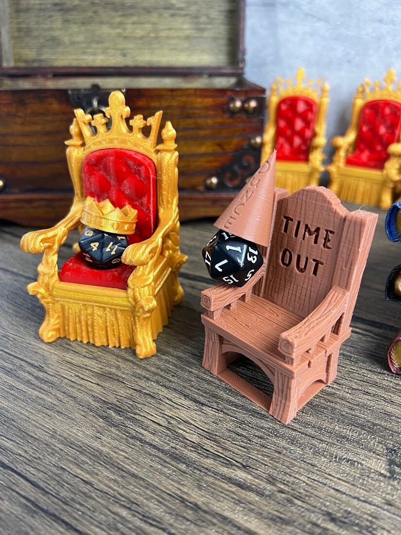Dice Jail | Time Out Chair | Dunce Hat | Crit Crown | Lucky Throne ...