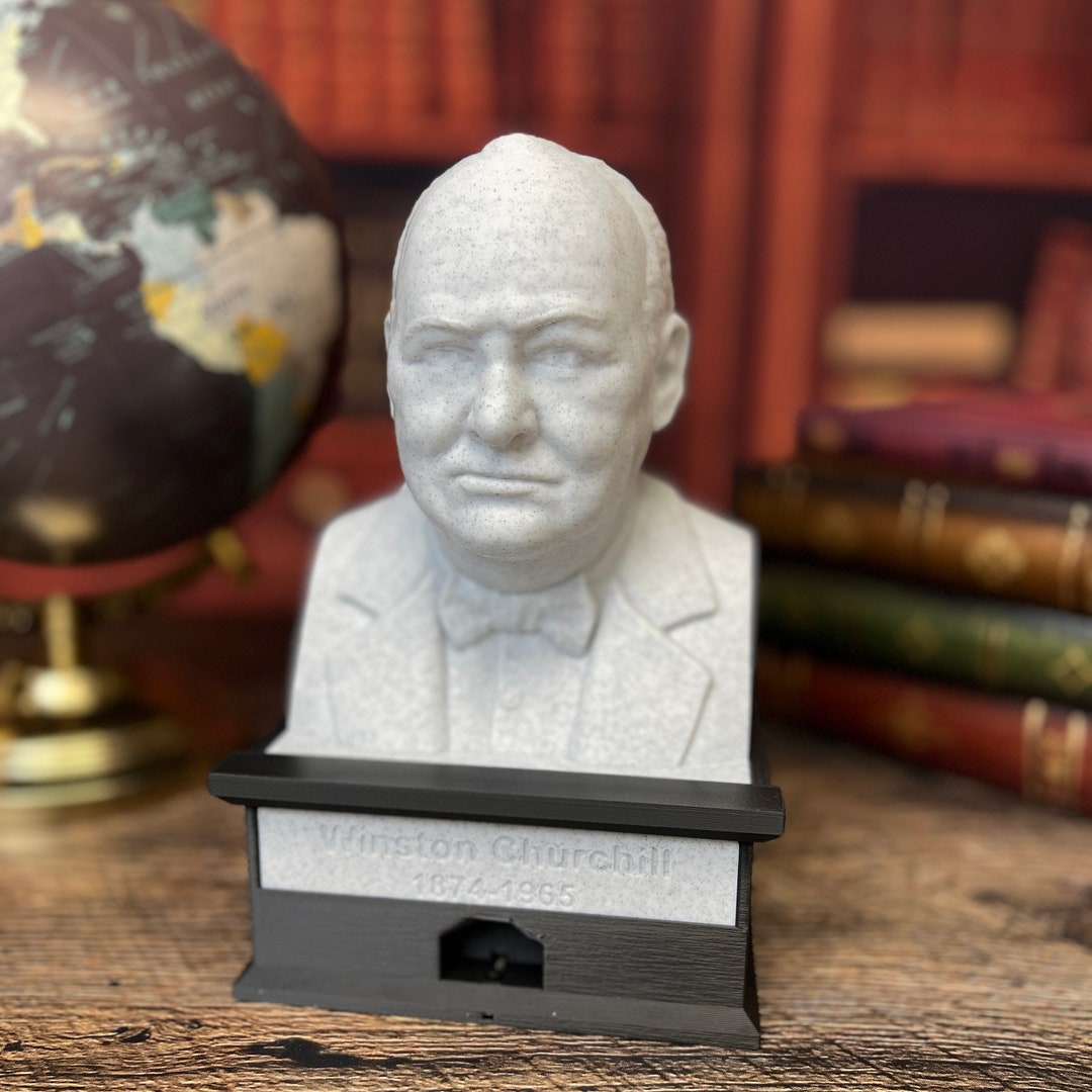 Winston Churchill - Talking Bust - Press the Button for a Fun Quote or ...