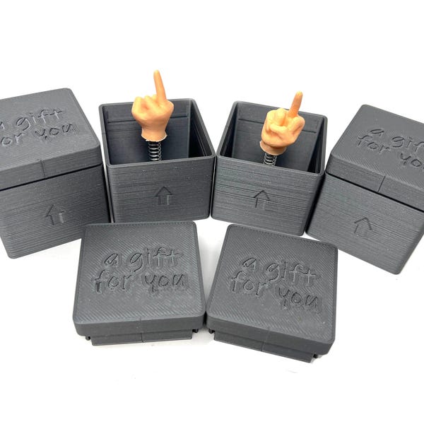 Middle Finger in a Box - Etsy UK