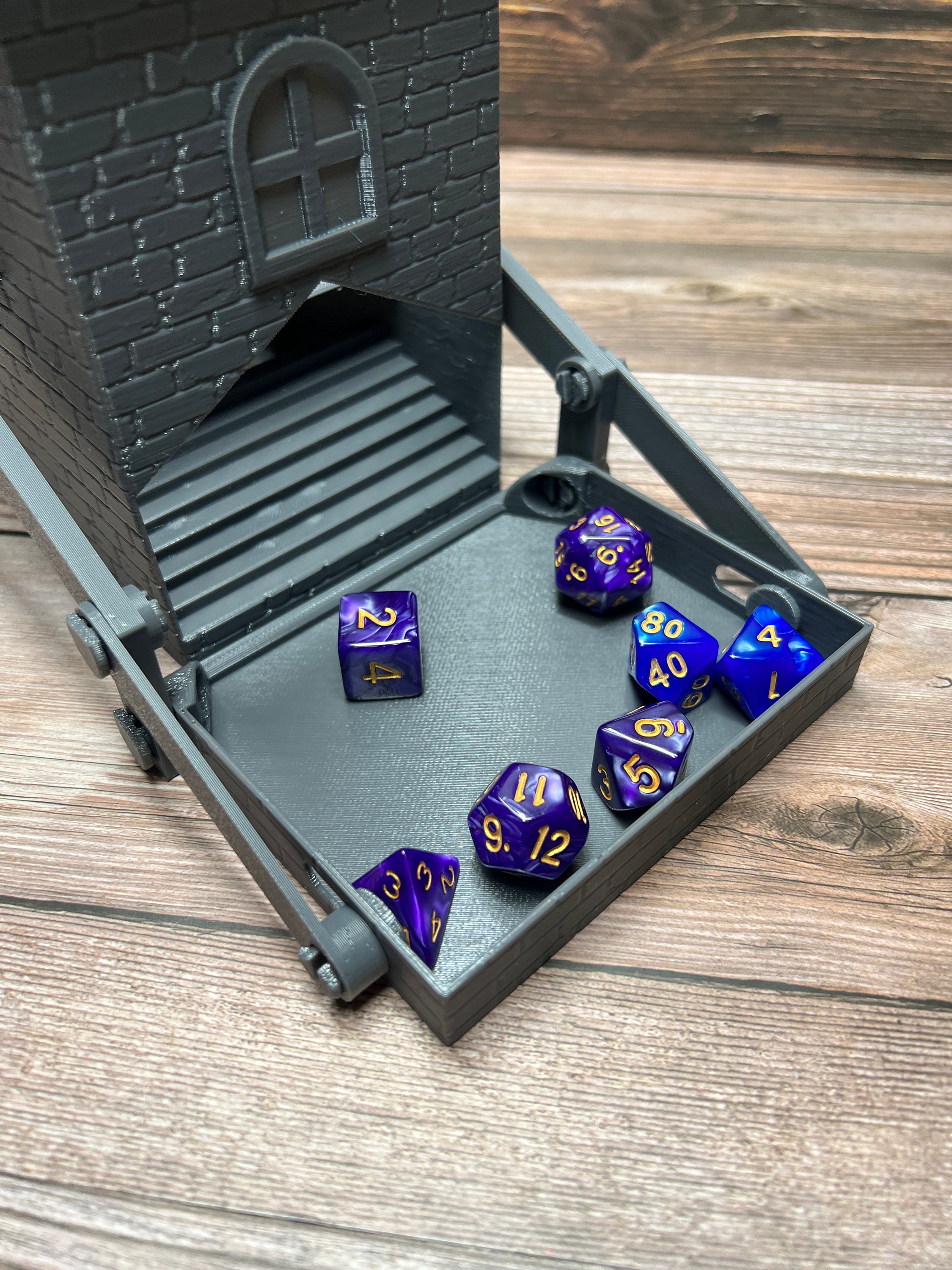 Lever Action Self Loading Dice Tower | Chain Roll Multiple Dice ...