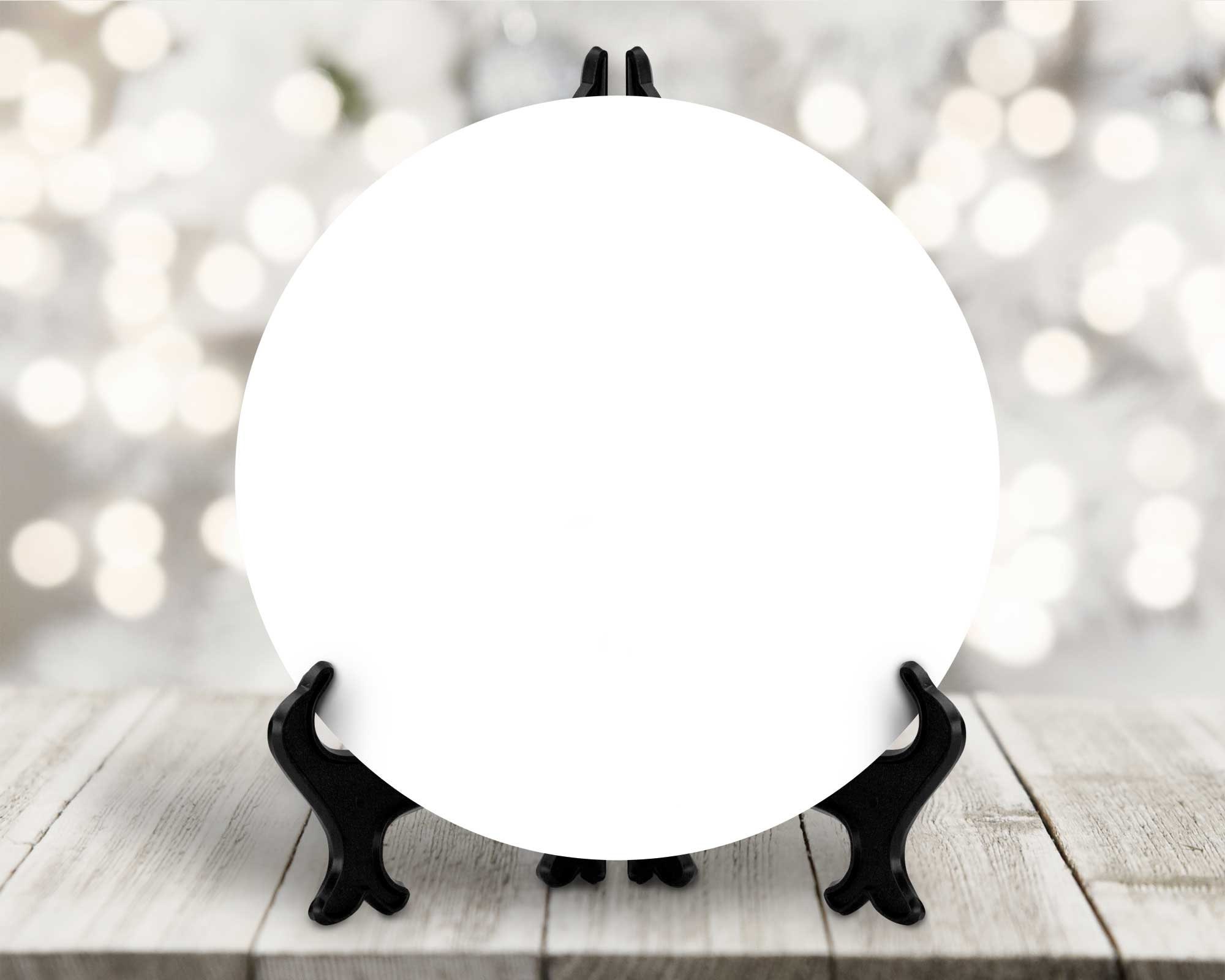 Ceramic Plate Custom Sublimated Just for You! Add Your Own Photo or ...