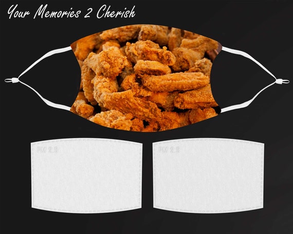 Fried Chicken Face Mask | Etsy