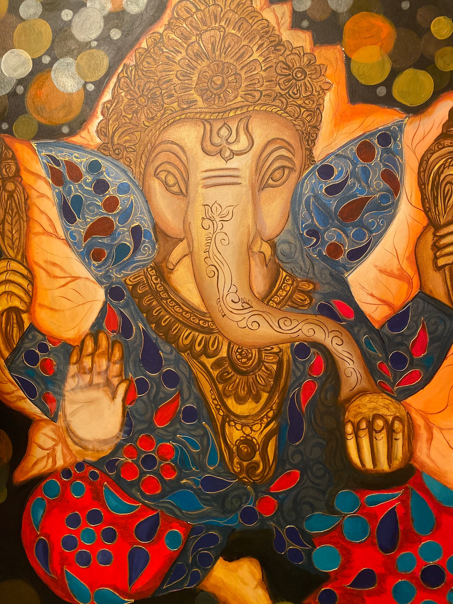 Modern Lord Ganesha Painting!!! - Etsy
