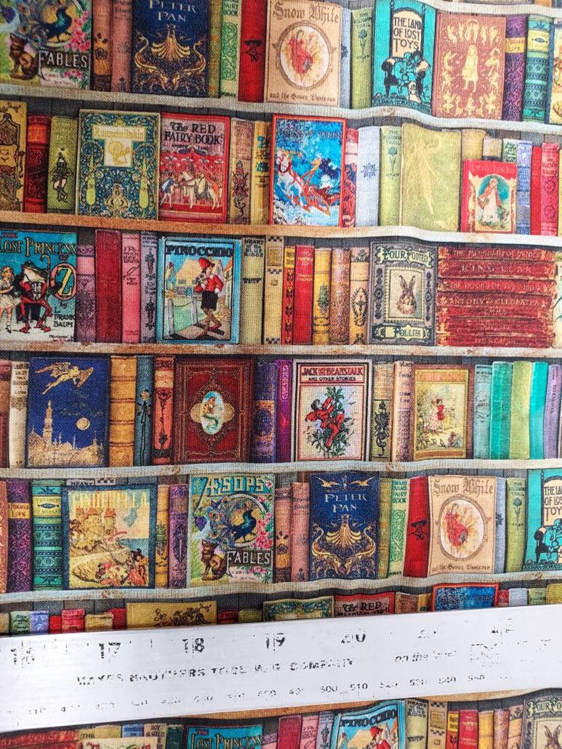 Robert Kaufman Library Books Fabric: Rare Quilting Cotton O.O.P. 1 ...