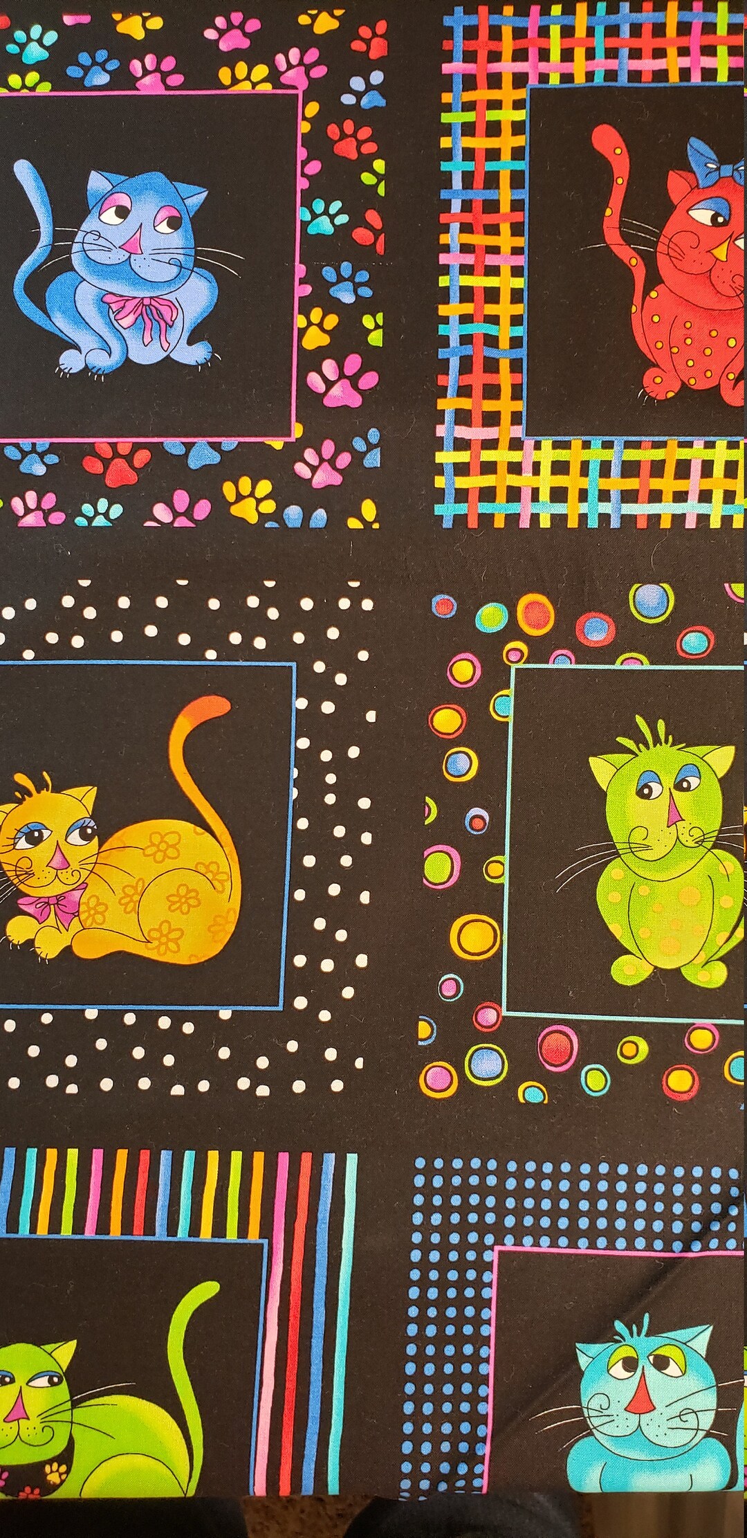 Rare Cool Cats Panels Fabric 100% Cotton for Clothing crafts - Etsy