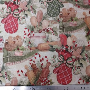 Susan Winget Gingerbread Kitchen Cotton Fabric: Quilting & Crafts - Etsy