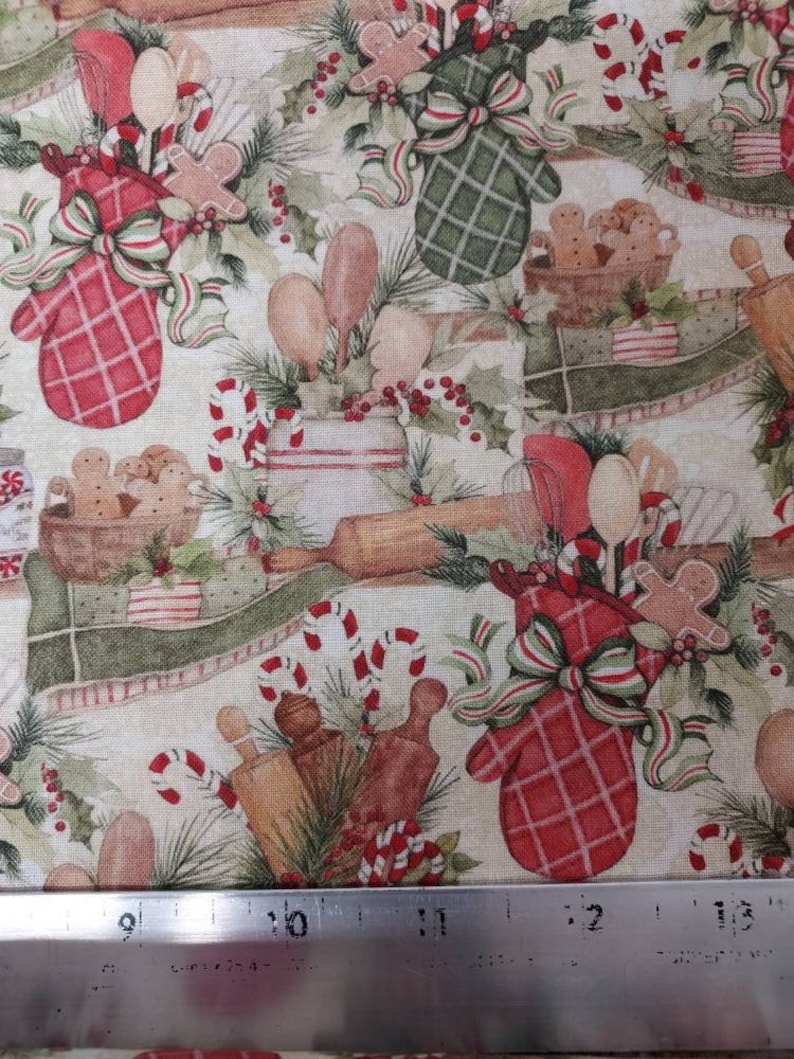Susan Winget Gingerbread Kitchen Cotton Fabric: Quilting & Crafts - Etsy