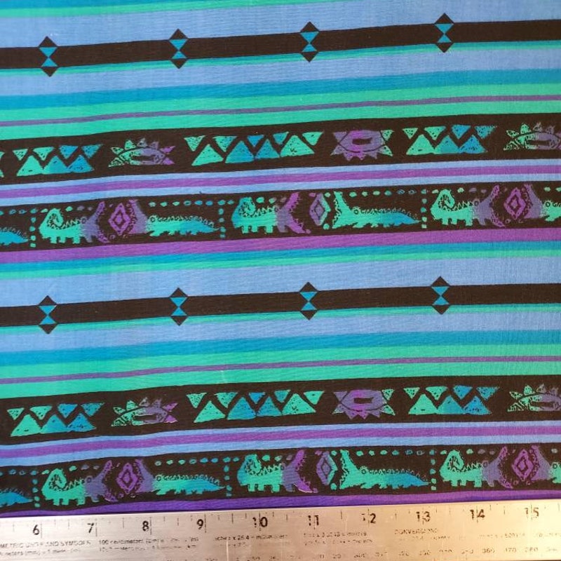 Aztec Print Cotton Fabric - Etsy