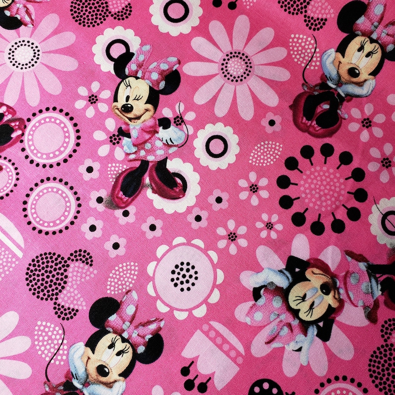 Minnie Mouse Fabric - Etsy