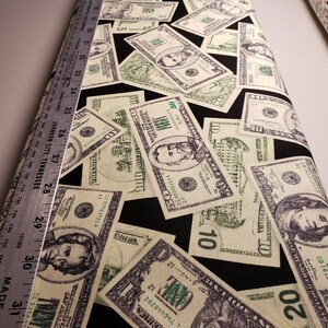 Money Print Fabric: 100% Cotton Crafting & Quilting - Etsy