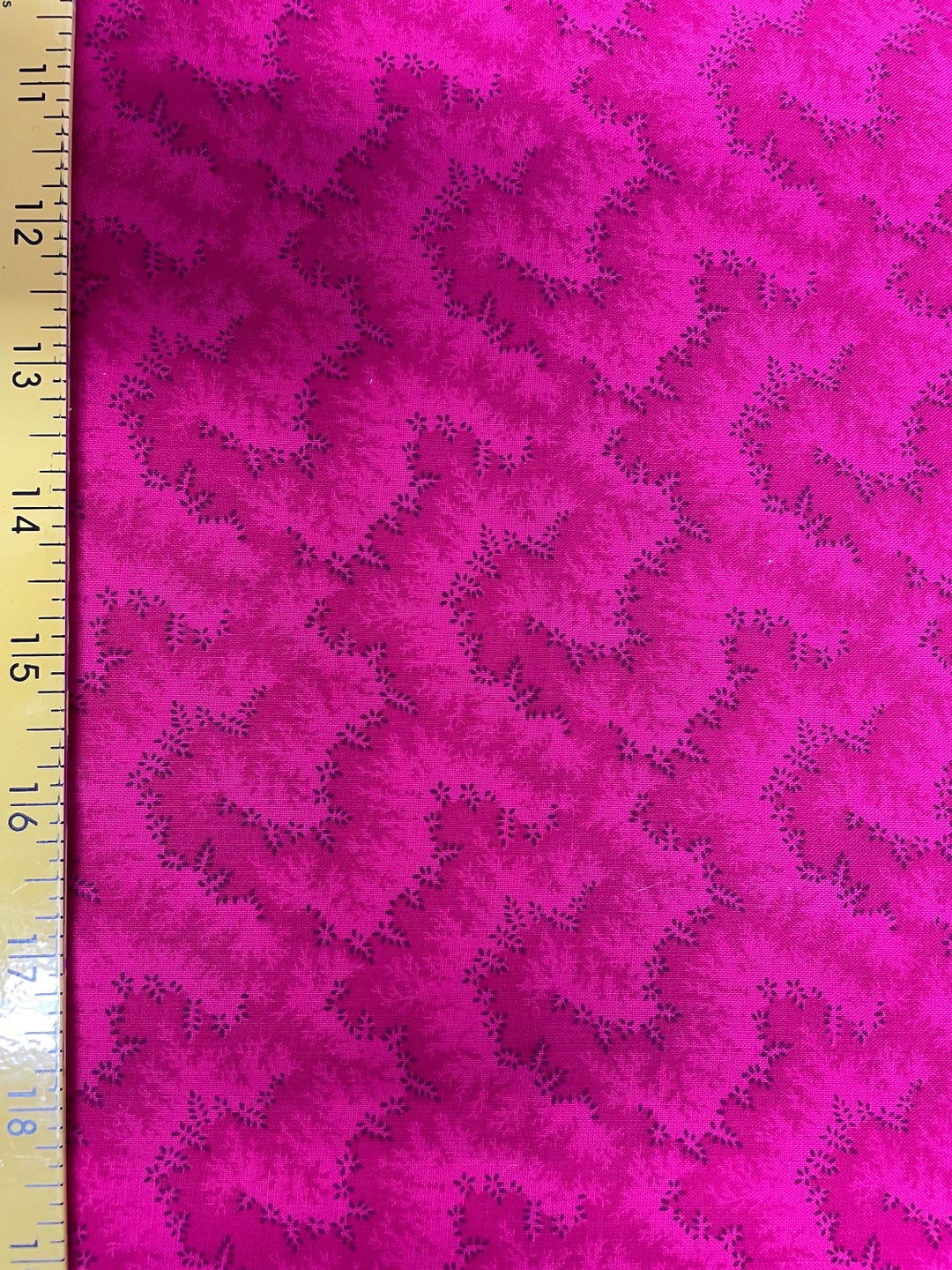 Fushia Color Fabric Single Yard 100% Cotton for Clothing ,crafts and ...
