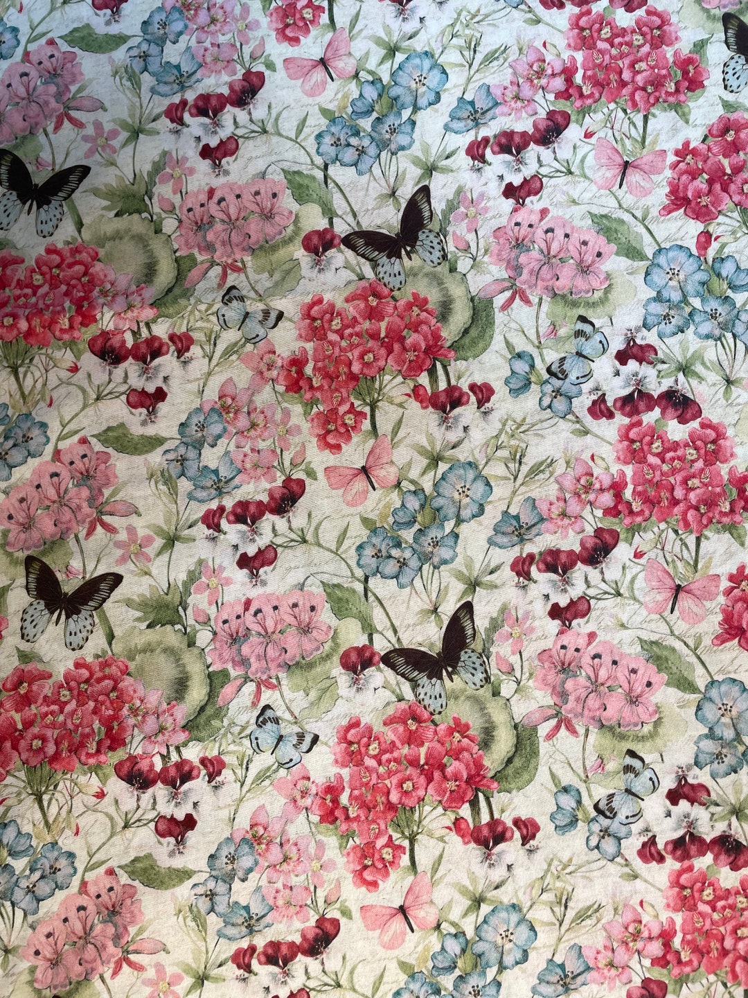 Rare Susan Winget Buzz Garden Bouquet Fabric 100% Cotton,clothing ...