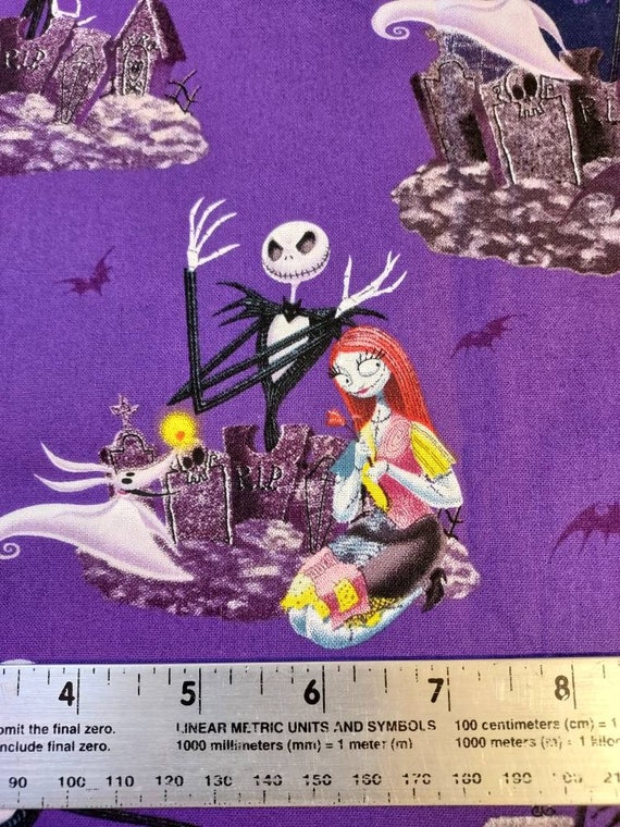 Sally Nightmare Before Christmas Dress Fabric