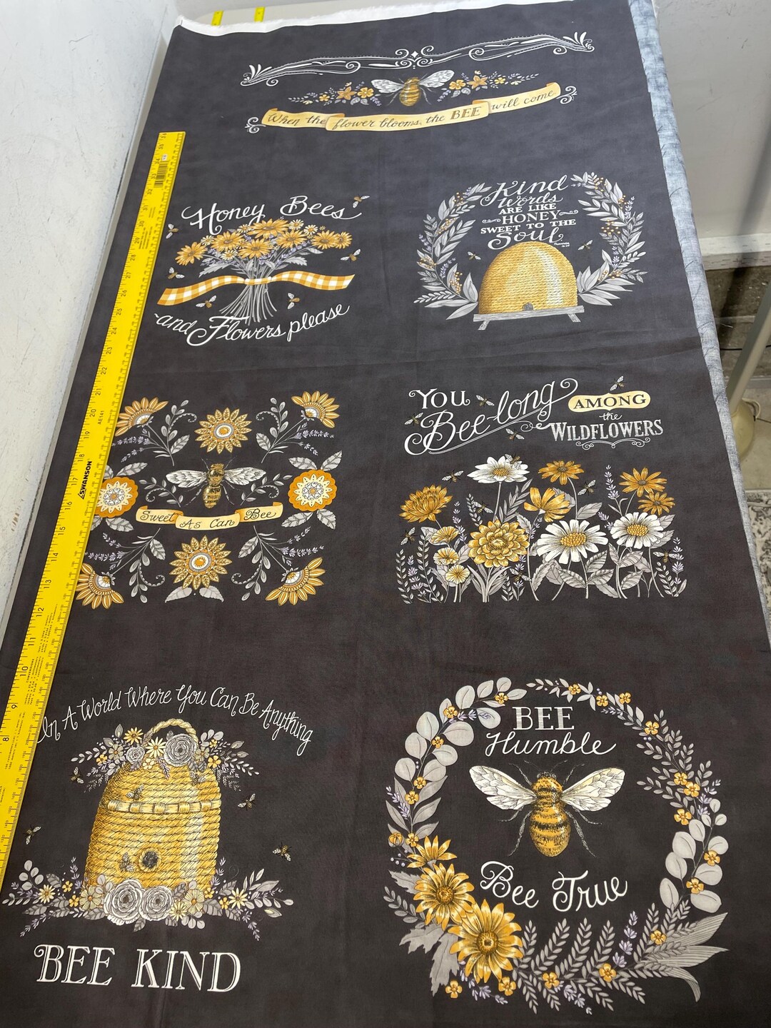 Honey Lavender by Deb Strain for Moda Fabrics PANEL - Bee Kind ...