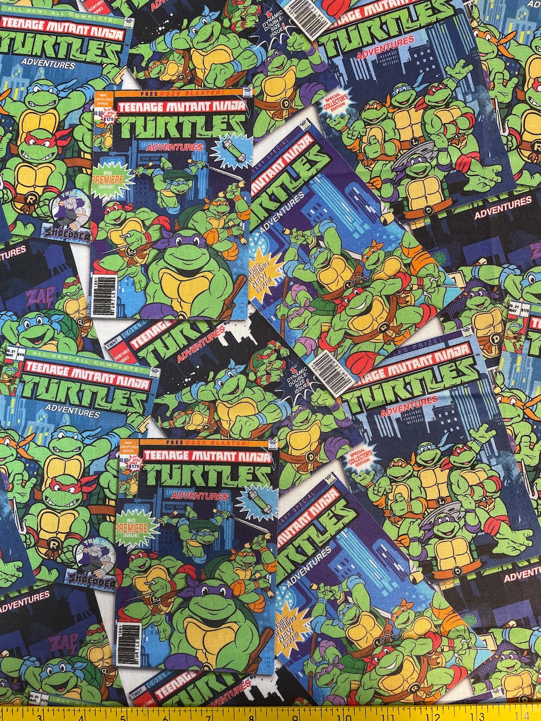 Teenage Mutant Ninja Turtles TMNT 100% Cotton for Clothing ,crafts and ...