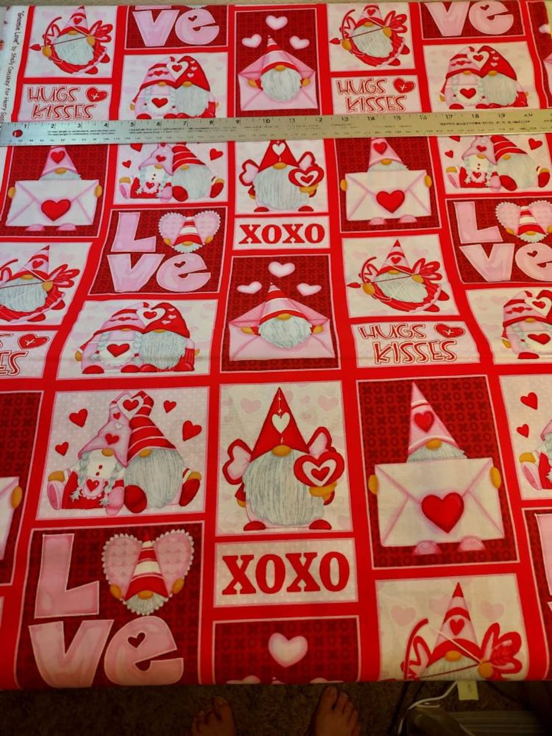 Gnome Patchwork From Gnome Love by Shelly Comiskey for Henry - Etsy