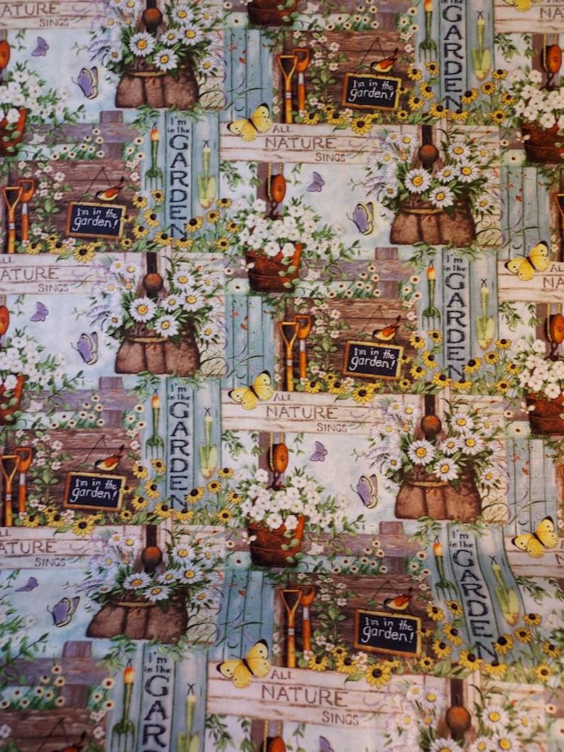 Susan Winget in the Garden Patch Premium Fabric 100% Cotton - Etsy