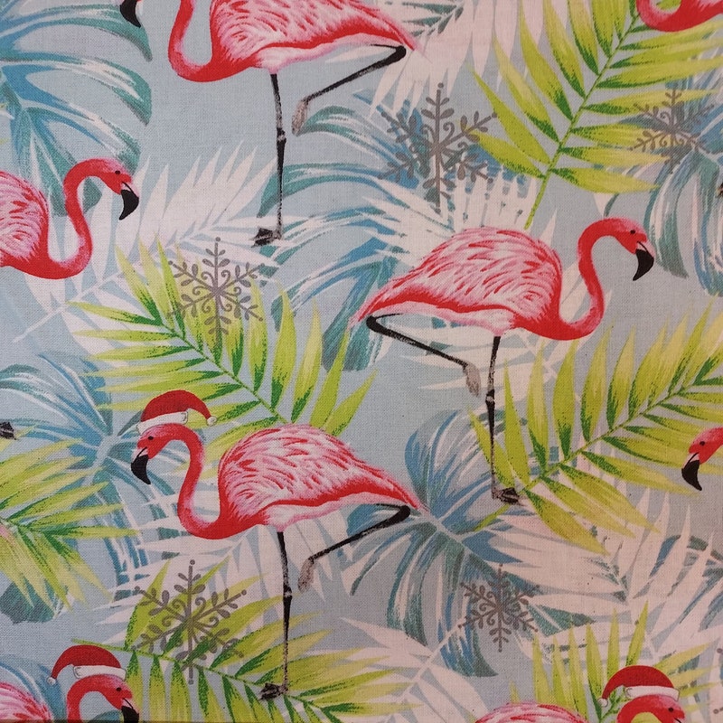 Flamingo Fabric - Etsy