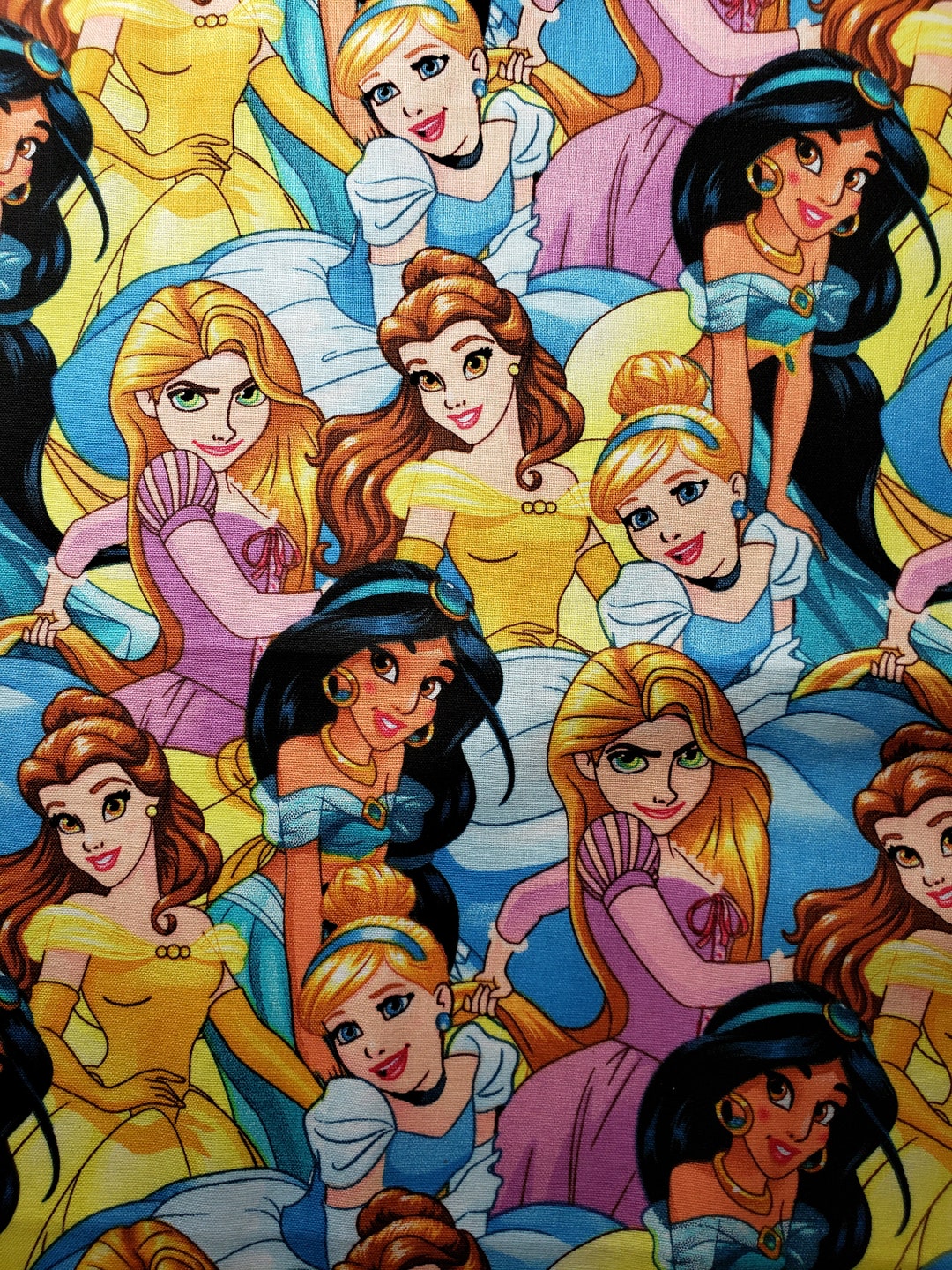 Princess Head Toss Fabric: 100% Cotton Fat Quarter - Etsy