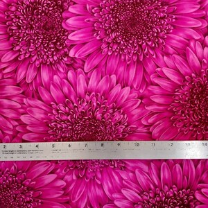 Pink Chrysanthemum by Moda Fabric by the Yard 100% Cotton for - Etsy