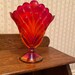Fenton Ruby Amberina Stretch 8 Plume Fan Vase - Etsy