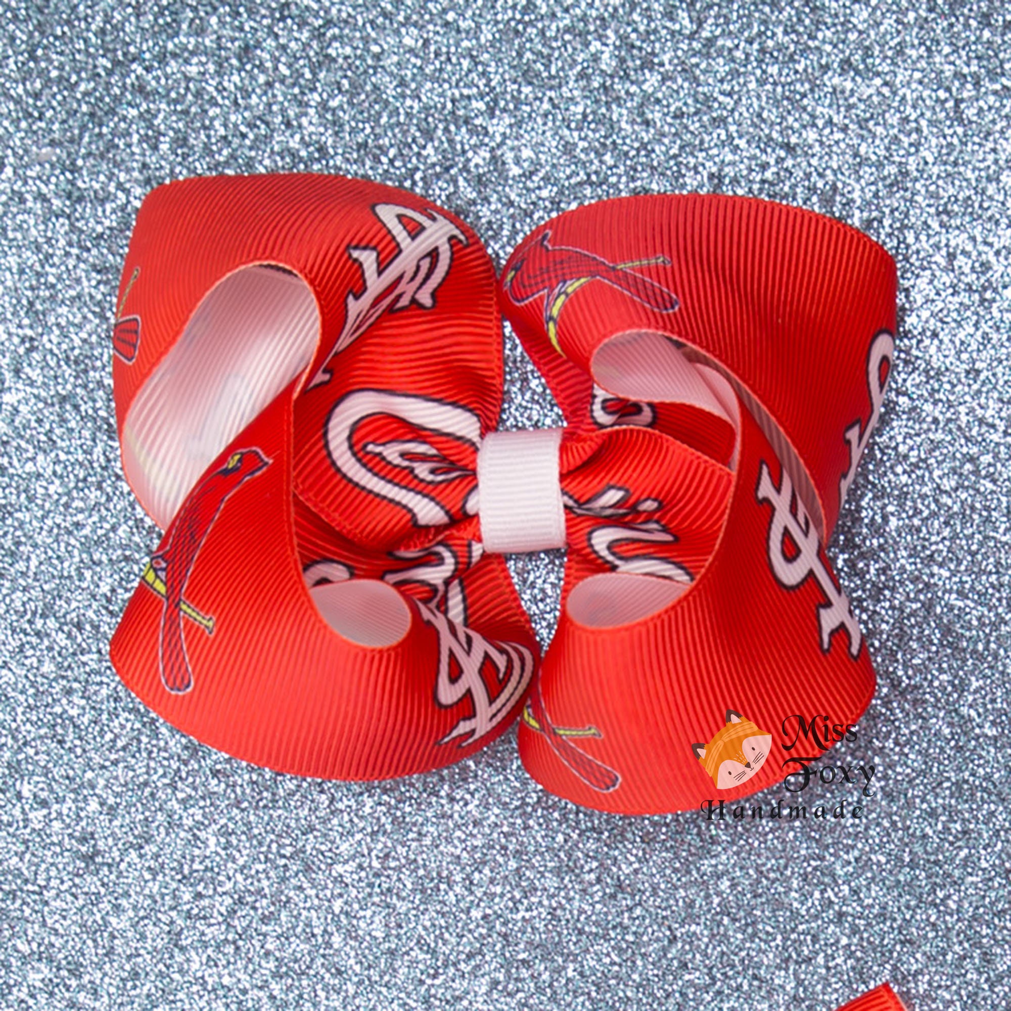 St. Louis Cardinals Baseball Hair Bow Toddler Hair Bows - Etsy