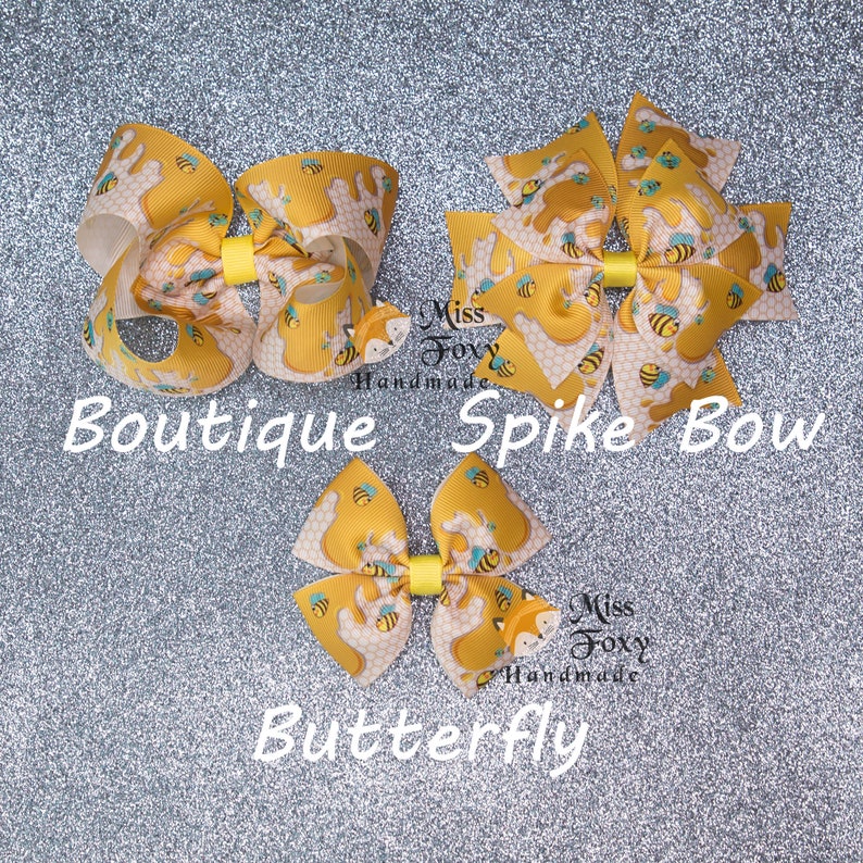 Cute Honey Bee Beehive Hair Bow | Toddler Hair Bows | Girls Hair Bow ...