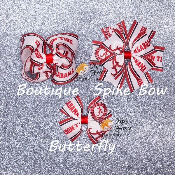 Alabama Hair Bow - Etsy
