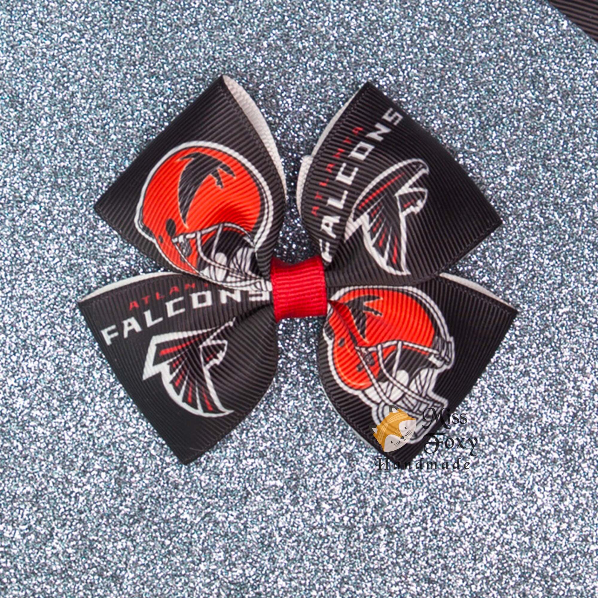 Atlanta Falcons Football Hair Bow Toddler Girls Hair Bow - Etsy