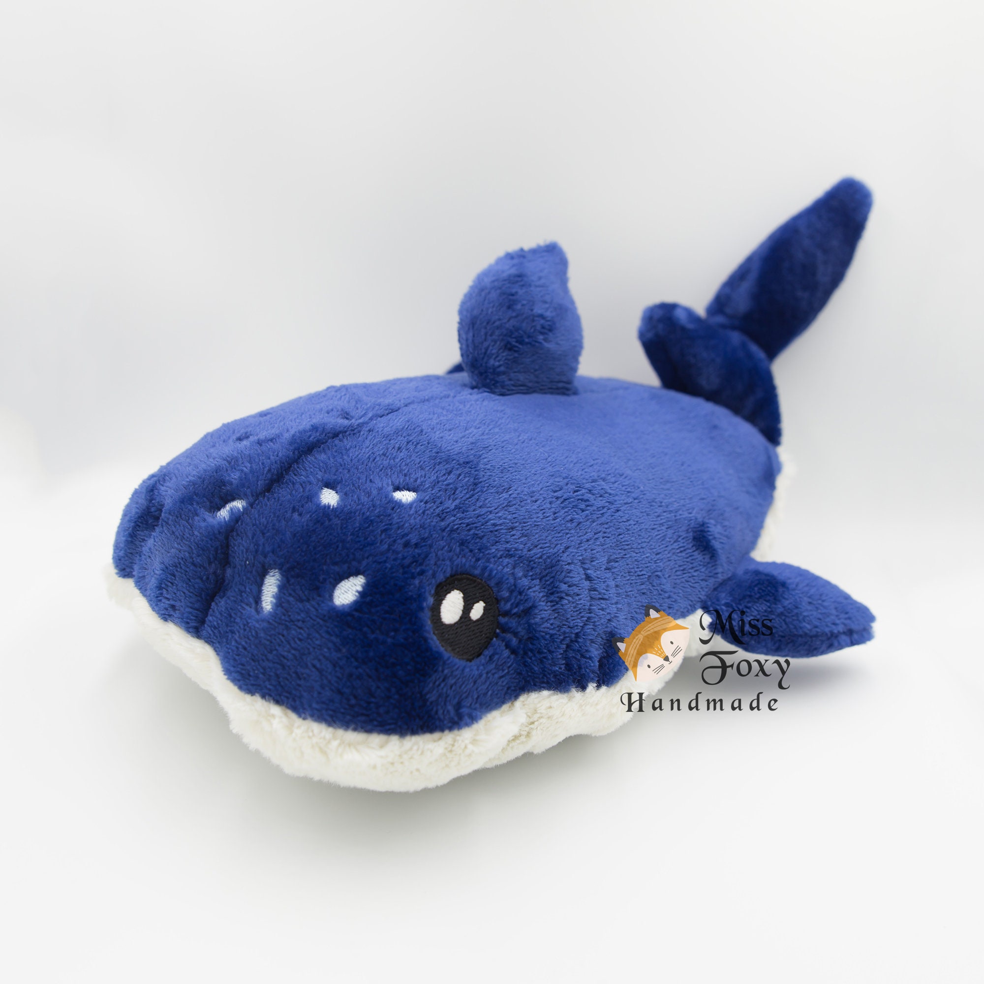Whale Shark Sea Creature Minky Plush Stuffie Personalized - Etsy