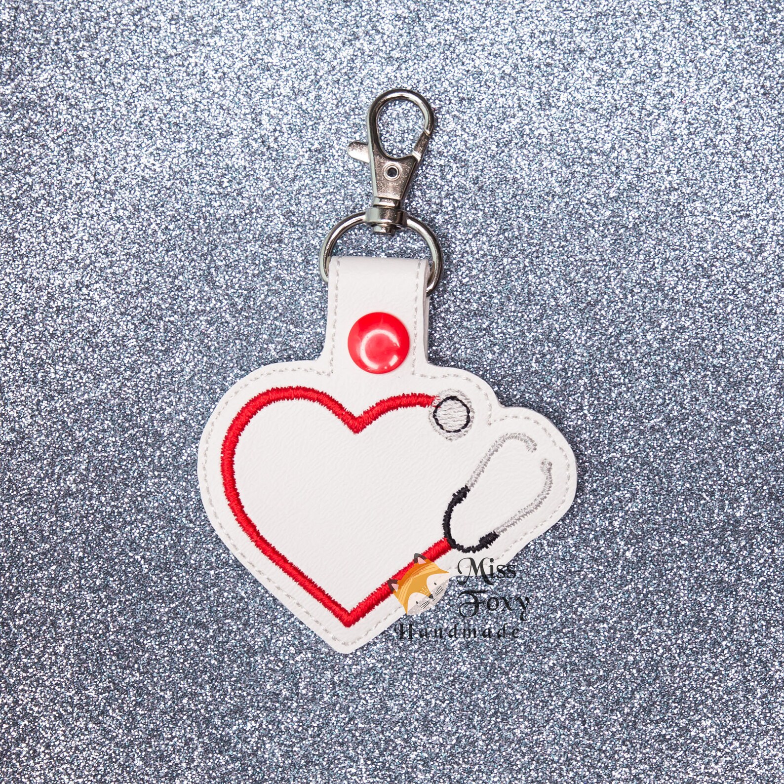 Heart Shaped Stethoscope Medical Doctor Nurse Vinyl Keychain - Etsy