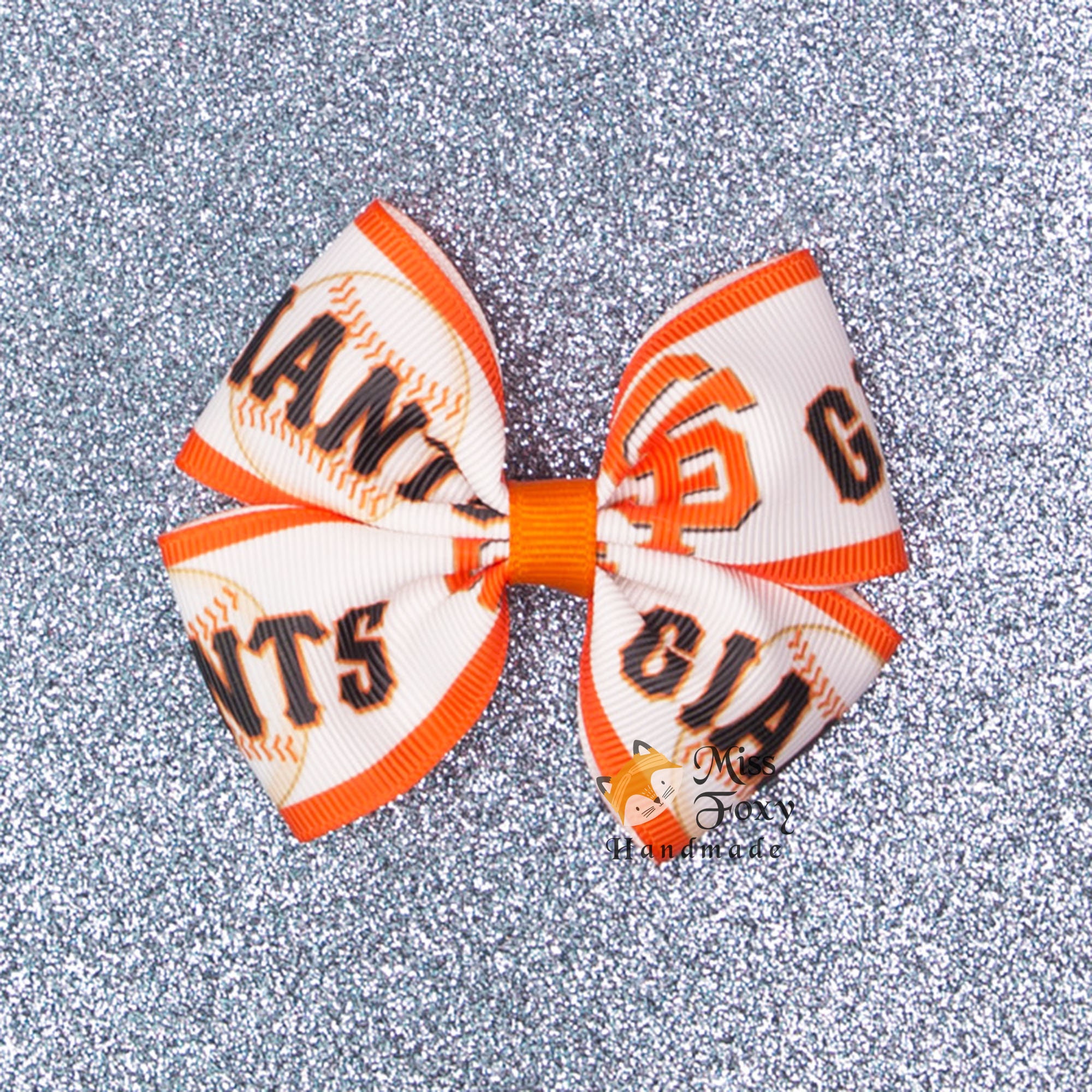 San Francisco Giants SF Baseball Hair Bow Toddler Hair Bows - Etsy