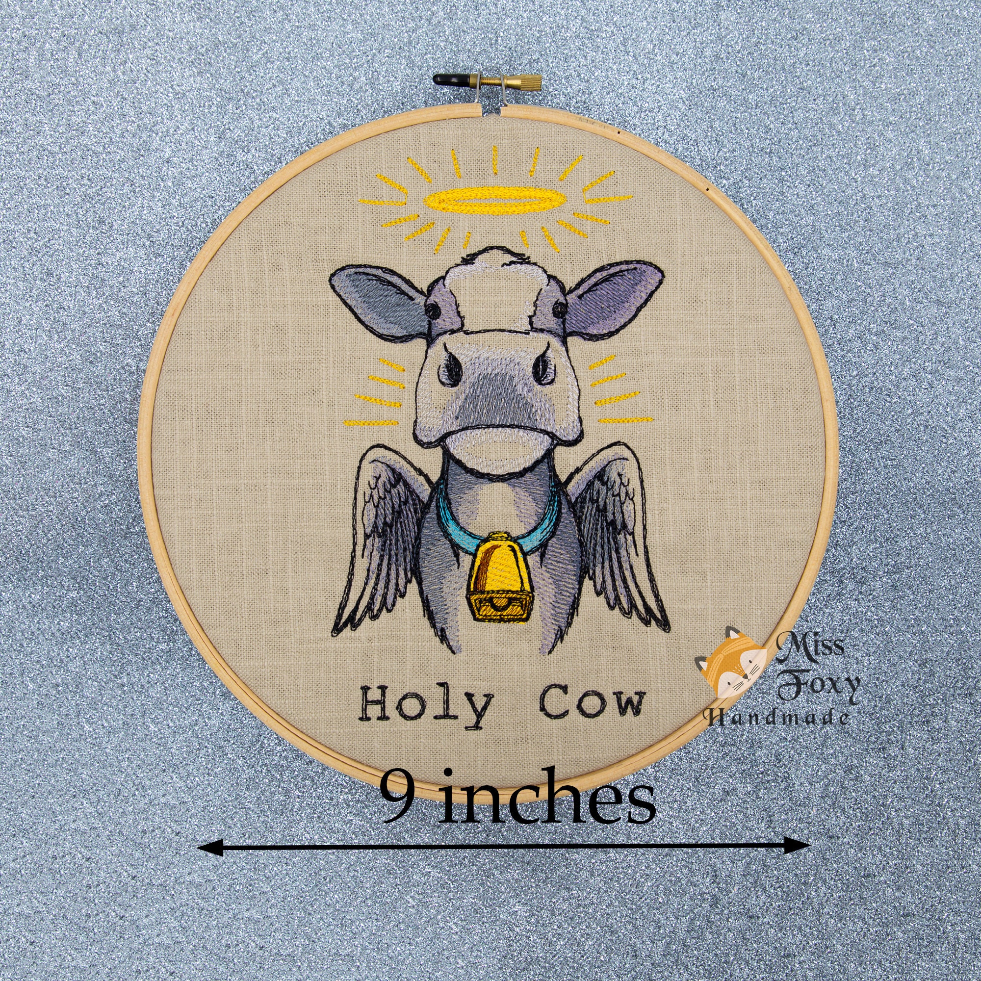 Holy Cow Angel Bell Funny Saying Mem Gift Farm Decor 9 | Etsy