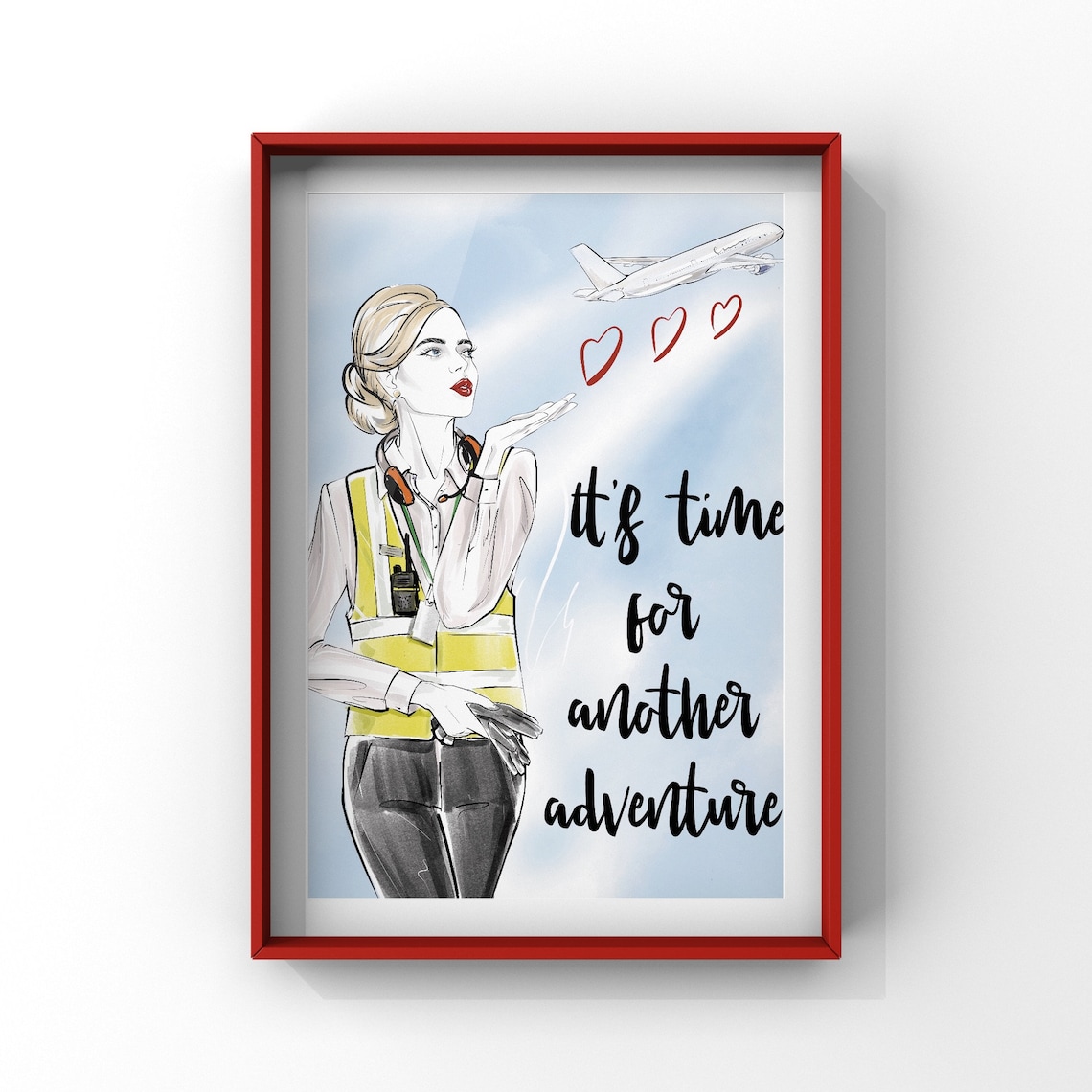 Airline Flight Dispatcher Aircraft Engineer Ramp Worker - Etsy