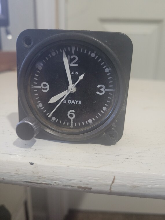 Analog 8-day Instrument Panel Clock - Etsy