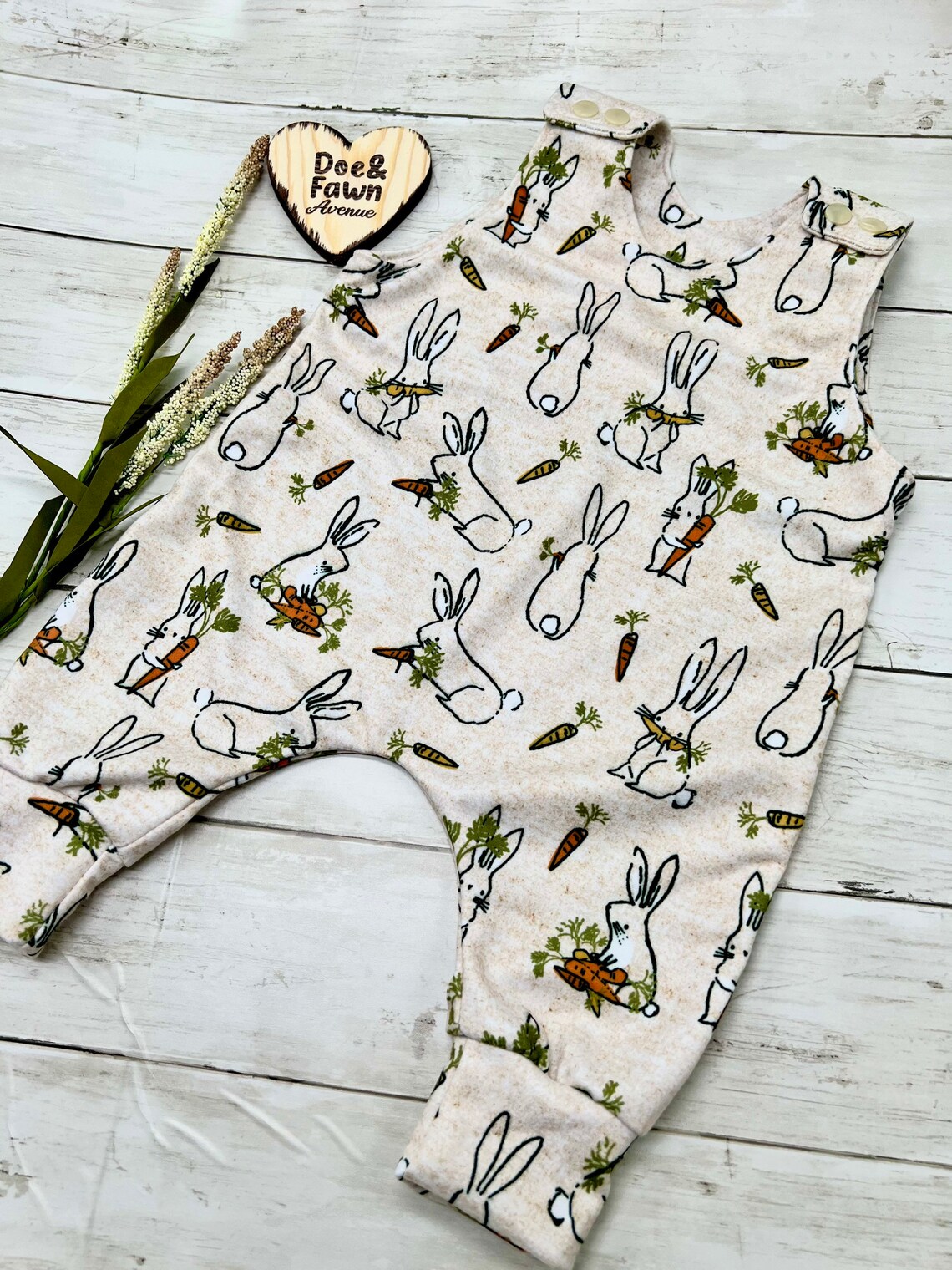 Rabbit Baby Boy Outfit | Baby Boy Spring Outfit | Bunny Boy Romper ...